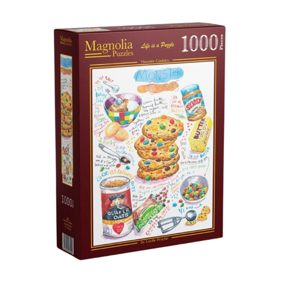 Magnolia 3311 Monster Cookies Lucile Prache 1000pc Jigsaw Puzzle ...