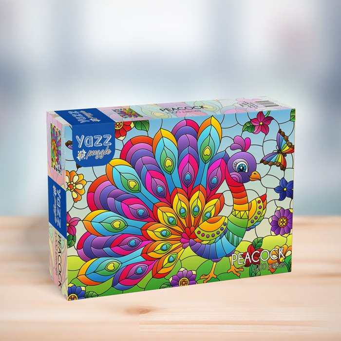 Yazz Puzzle 3864 Peacock 1000pc Jigsaw Puzzle – Weekend Hub